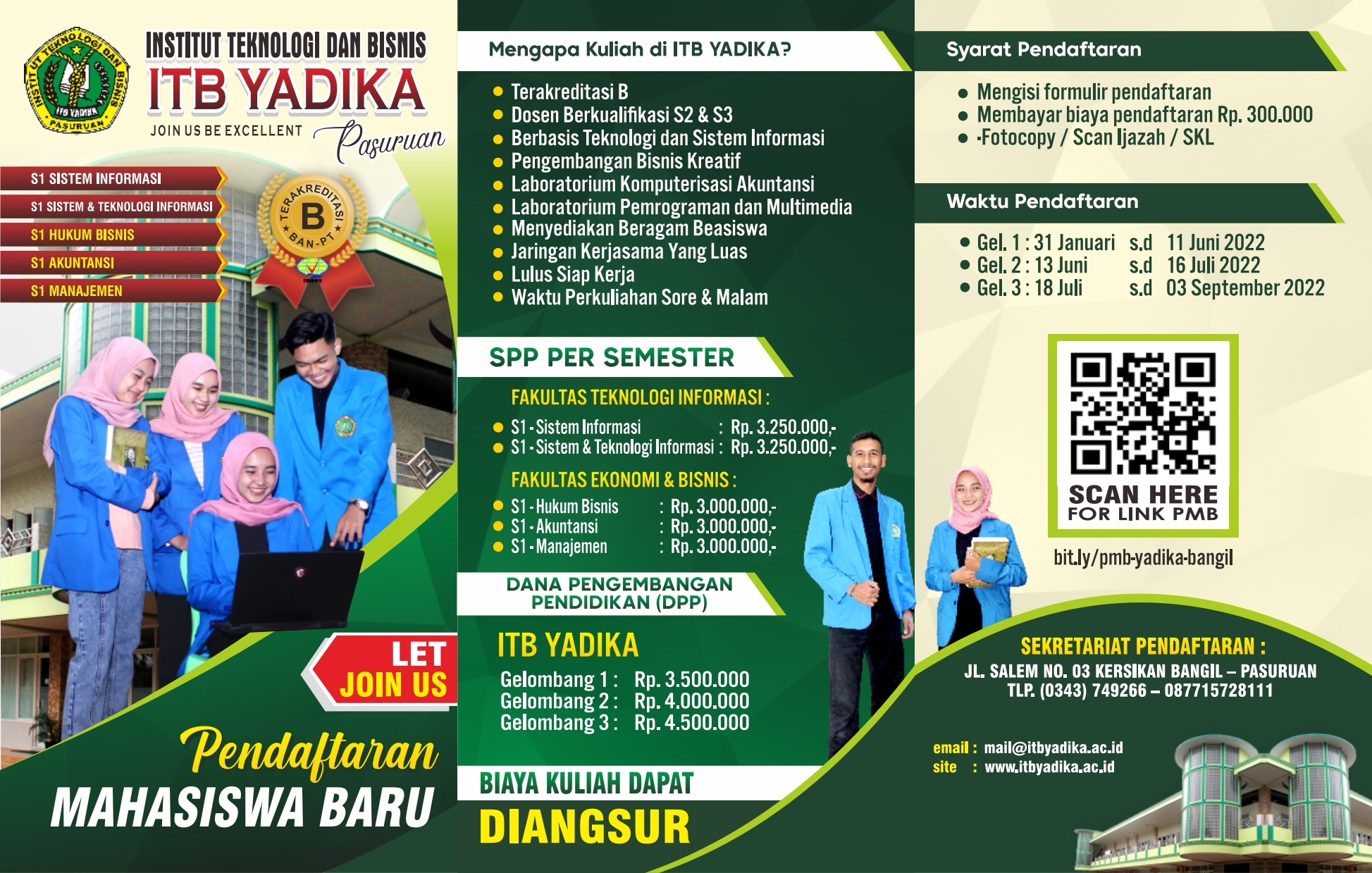 SPMB 2022 - ITB YADIKA